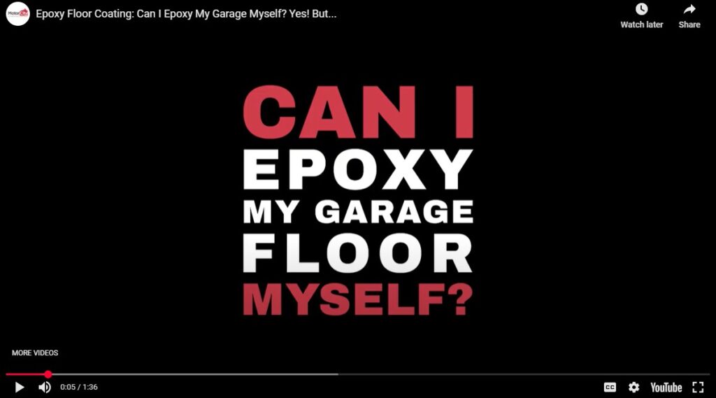 DIY Epoxy Floor Coating: Can I do it myself? Yes, but...